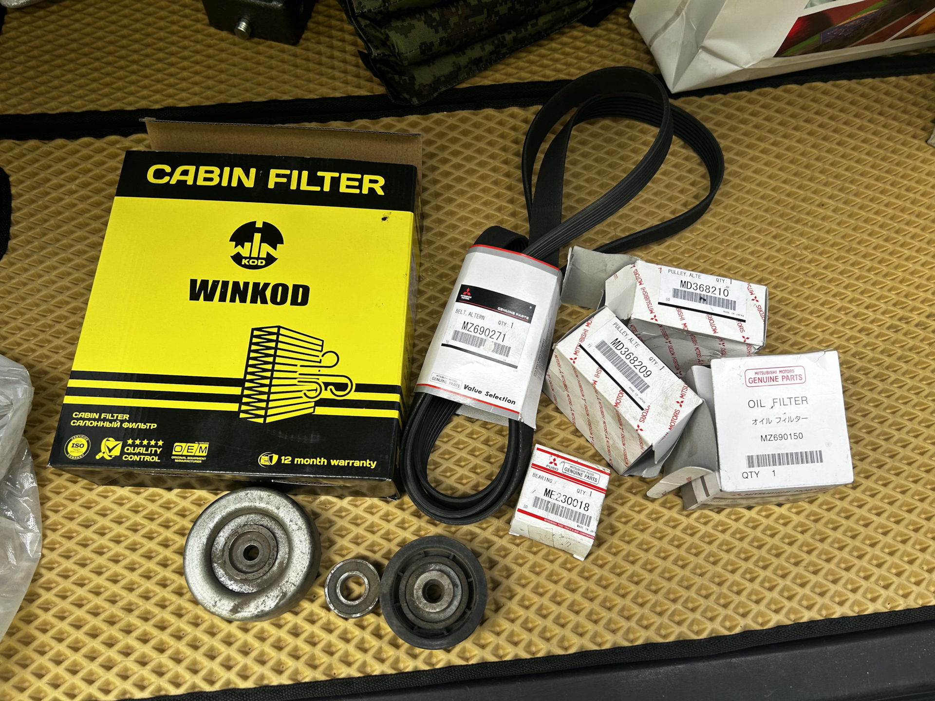 Очередное ТО — Mitsubishi Pajero (4G), 3 л, 2008 года | плановое ТО ...