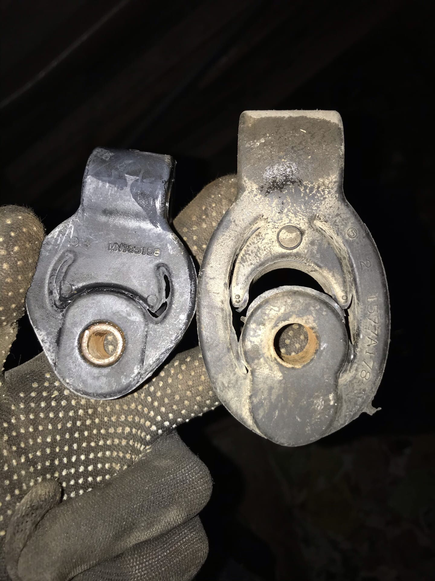 Подвес глушителя — Mitsubishi Lancer X, 2 л, 2008 года | расходники ...