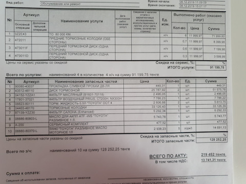 0446548170 Колодки тормозные дисковые комплект TOYOTA LEXUS | Запчасти ...