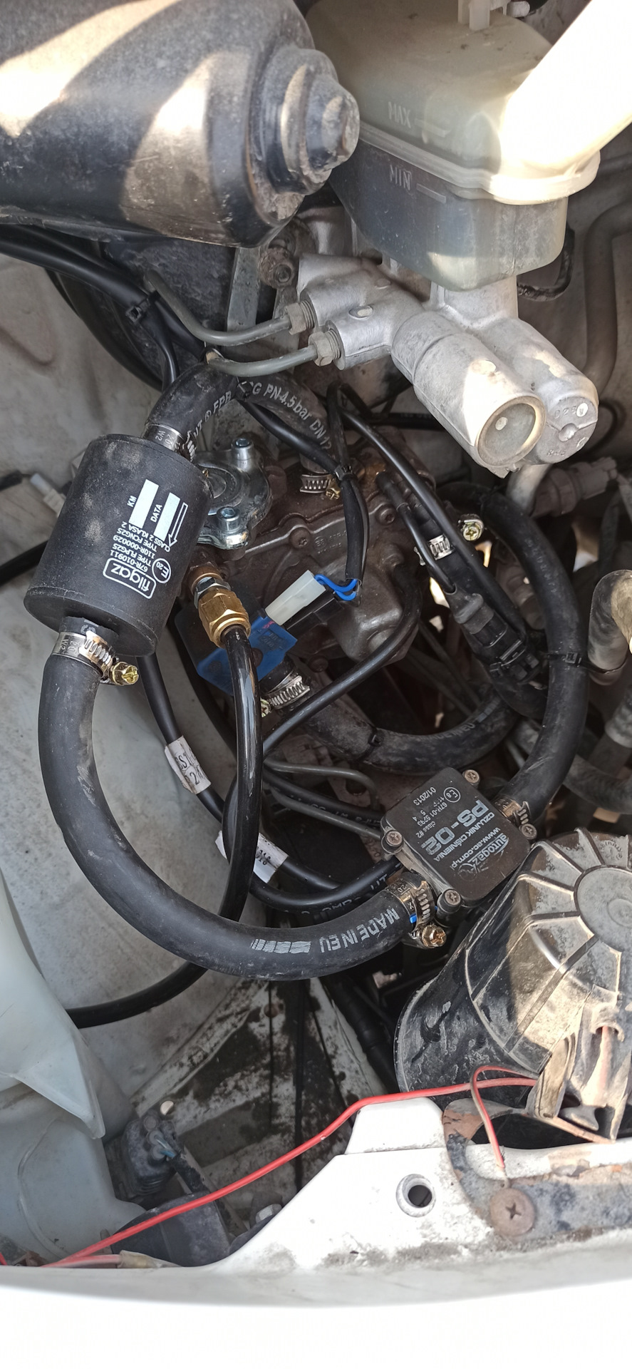 Гбо газ на 2tzfe estima I — Toyota Estima (I), 2,4 л, 1998 года ...