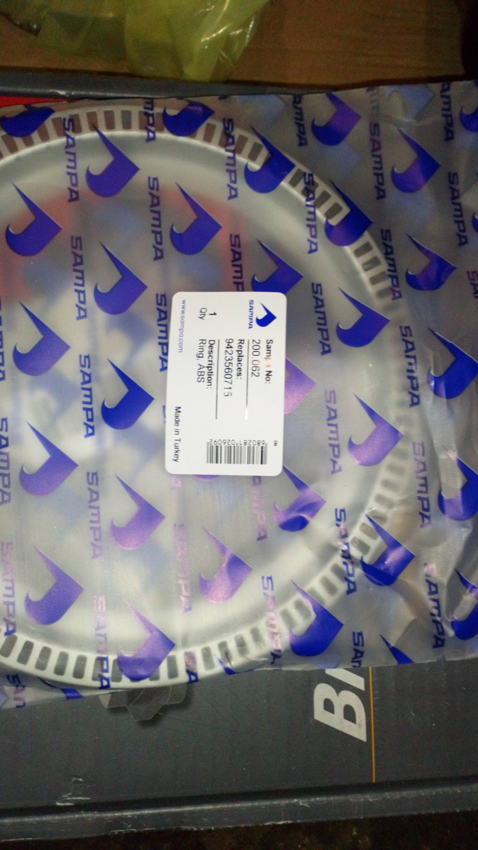 A9423560715 Сальник MB ступицы (кольцо ABS) Mercedes | Запчасти на DRIVE2