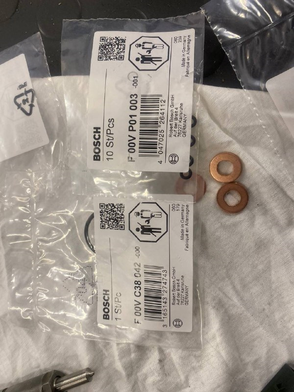 F00VP01003 УПЛОТНИТЕЛЬНОЕ КОЛЬЦО BOSCH | Запчасти на DRIVE2