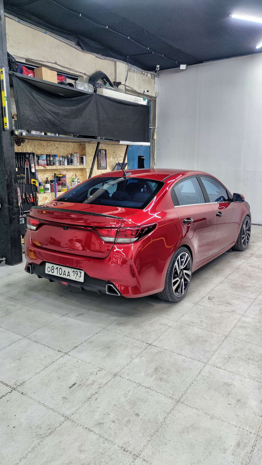 Обновление гидрофобных свойств керамики HKC — KIA Rio (4G), 1,6 л, 2021 ...