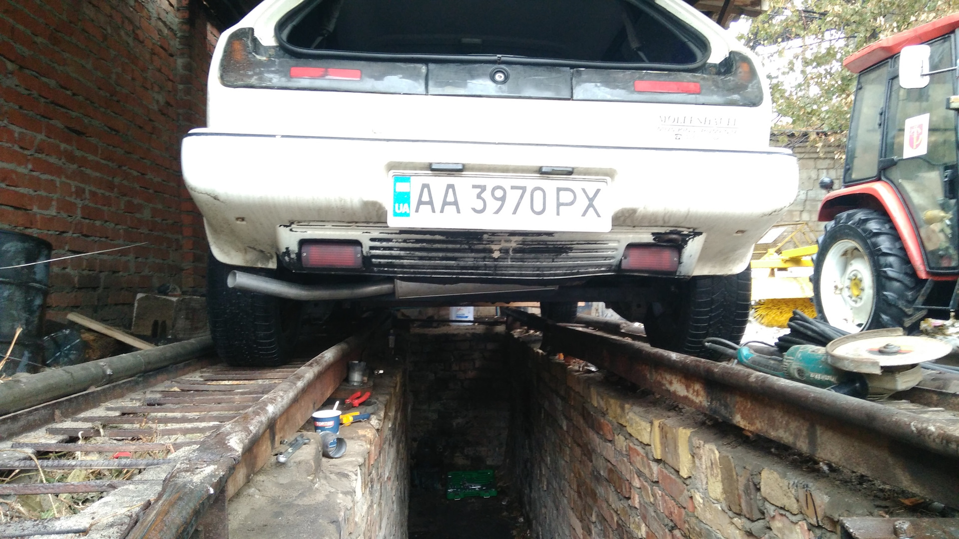 Замена глушителя. — Volvo 480, 1,7 л, 1989 года | своими руками | DRIVE2