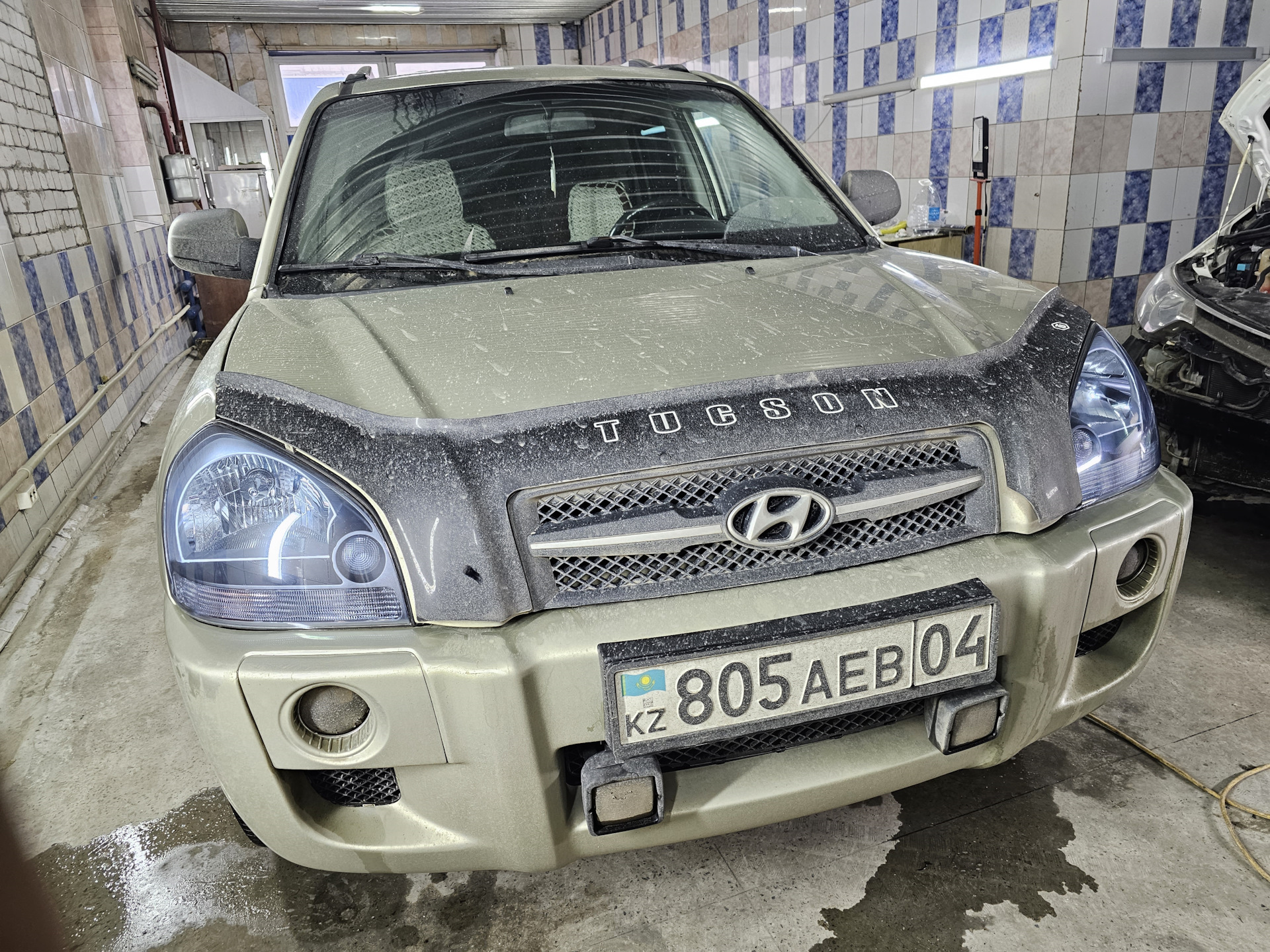 248 500 замена лампочек и бронепленок фар — Hyundai Tucson (JM), 2 л ...