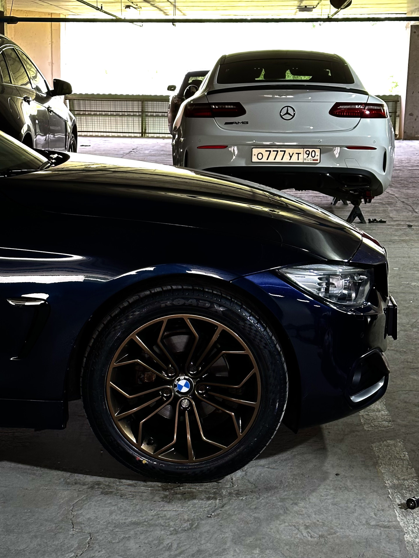 Новые тапочки R18 245/45 и 275/40 — BMW 4 series Gran Coupe (F36), 2 л, 2014 года | колёсные ...