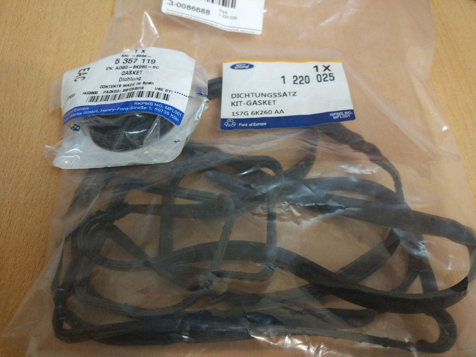 Замена прокладок и сальника клапанной крышки, воздушного и салонного ...