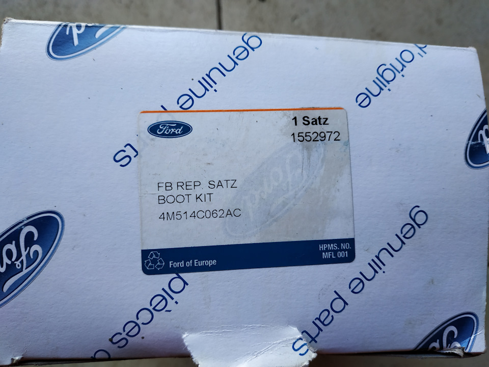 1552972 Пыльник ШРУСа наружный-комплект / C-Max, Focus-II 1,8 Duratec ...