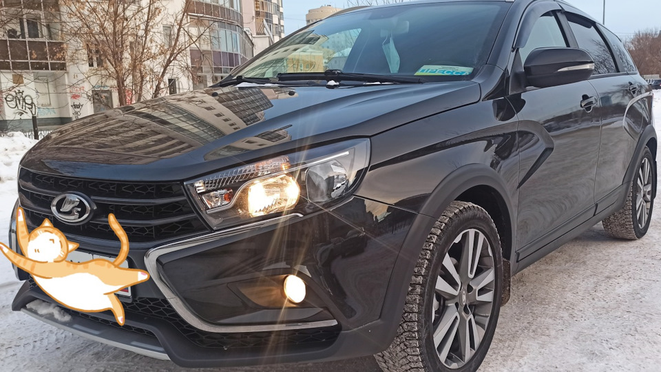 Lada Vesta SW Cross (1G) 1.8 бензиновый 2018 | Бабий магнит 2.0 на DRIVE2