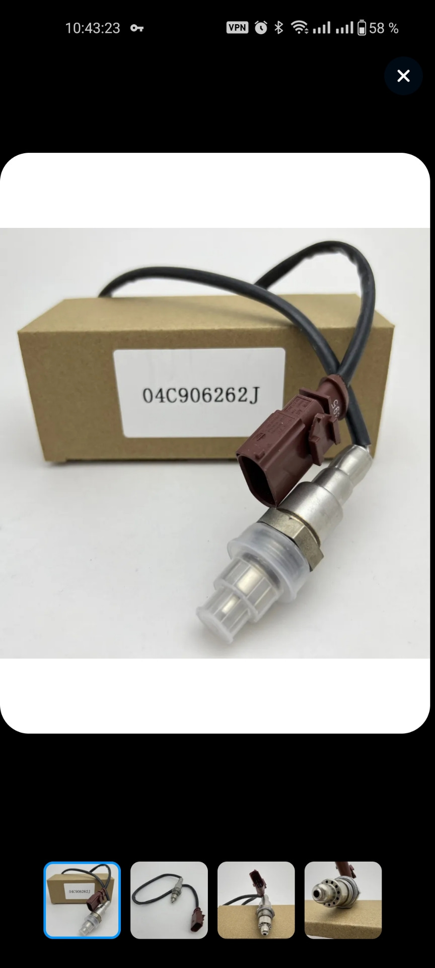 04C906262J Датчик кислорода VAG | Запчасти на DRIVE2