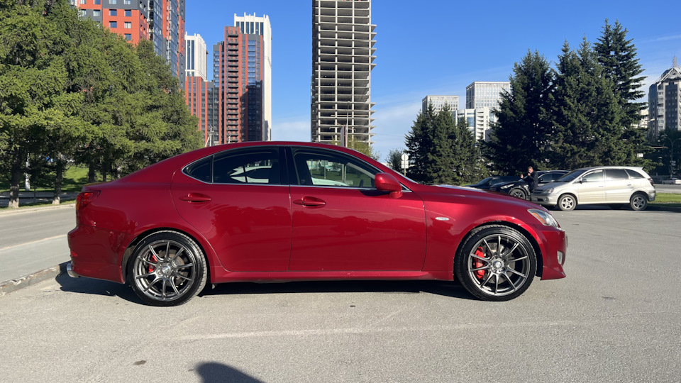 Новые диски, шины и задняя губа gfx рест — Lexus IS II, 2,5 л, 2006 года | стайлинг | DRIVE2