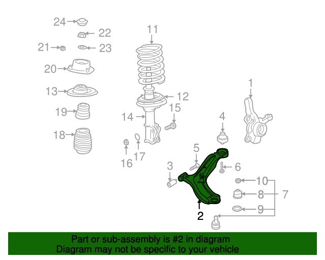 5450125000 Рычаг передней подвески правый KIA HYUNDAI | Запчасти на DRIVE2