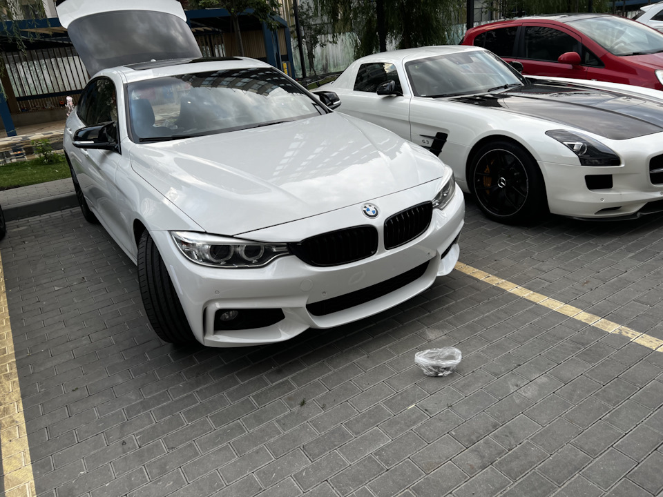 35. Покраска бампера и замена масла — BMW 4 series Gran Coupe (F36), 3 ...