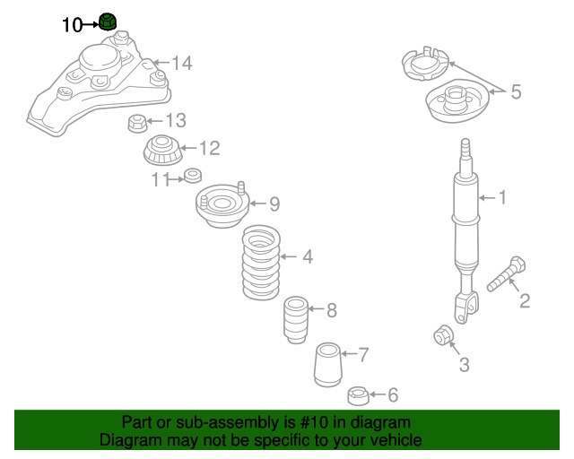 N90183802 Гайка (M8) / VAG | Запчасти на DRIVE2