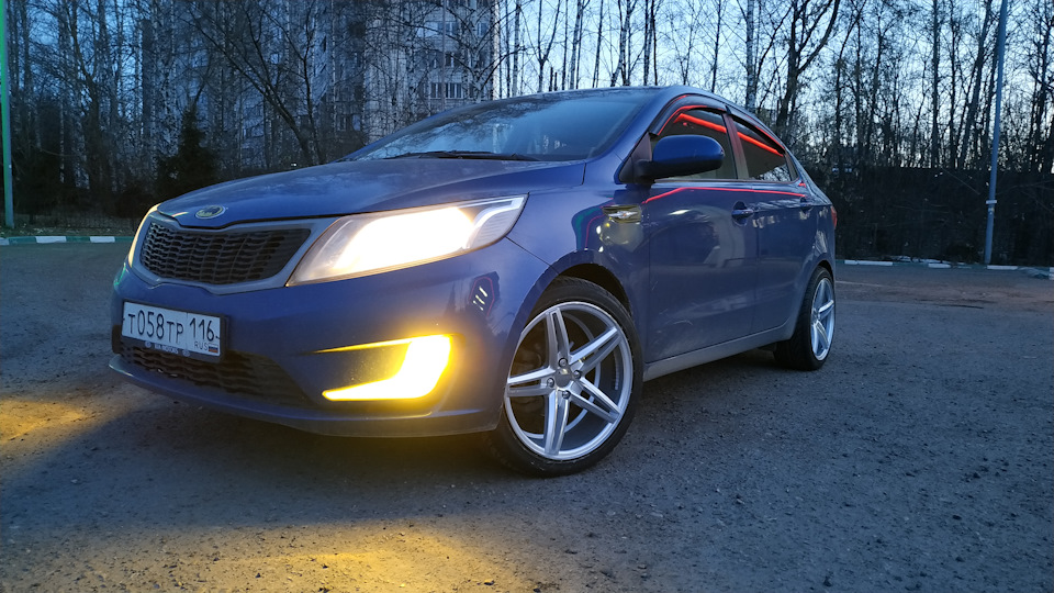 Vossen CV5 r17. Реплика. — KIA Rio (3G), 1,6 л, 2014 года | колёсные ...