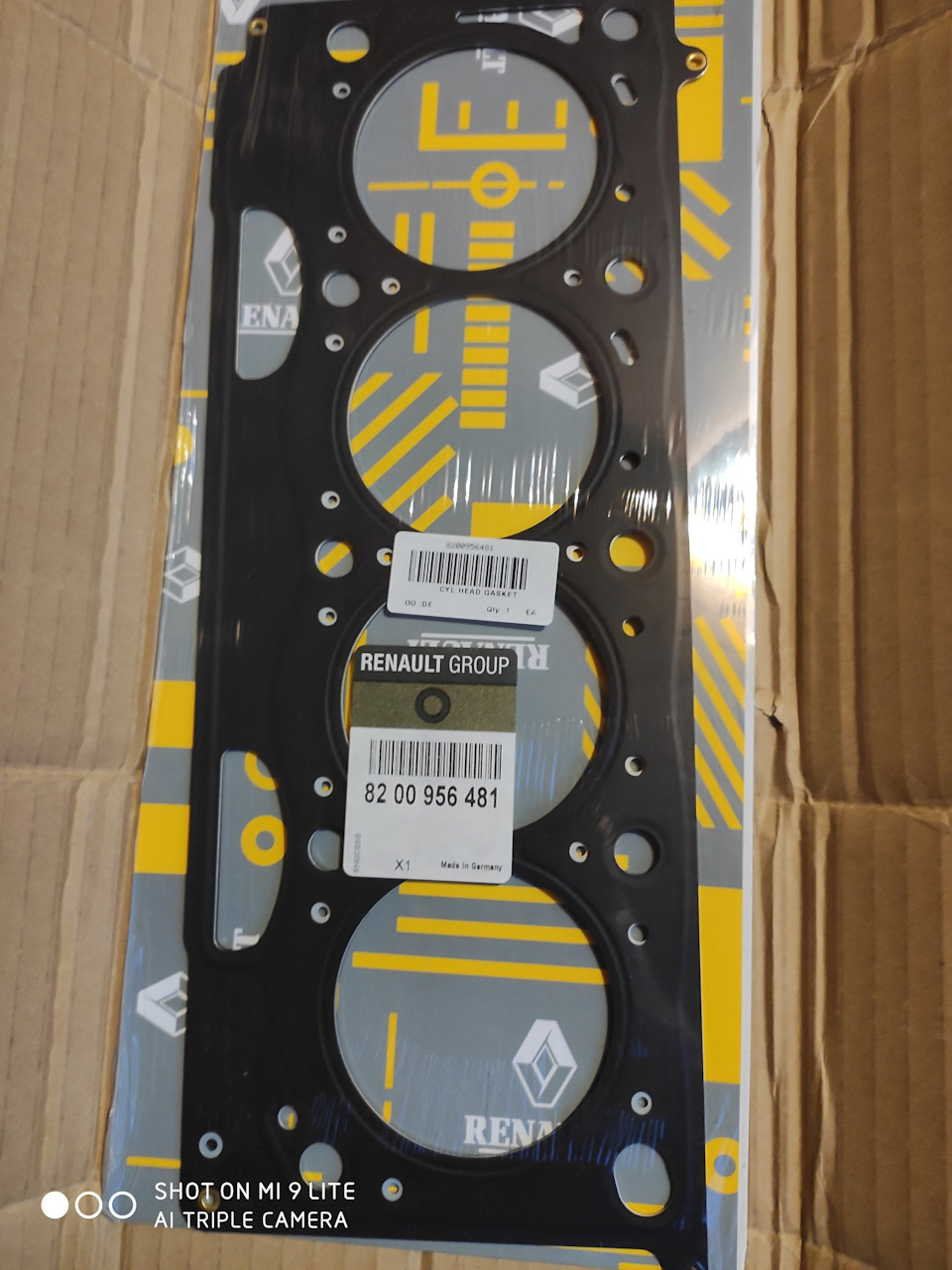 8200956481 Прокладка гбц (мет) RENAULT | Запчасти на DRIVE2