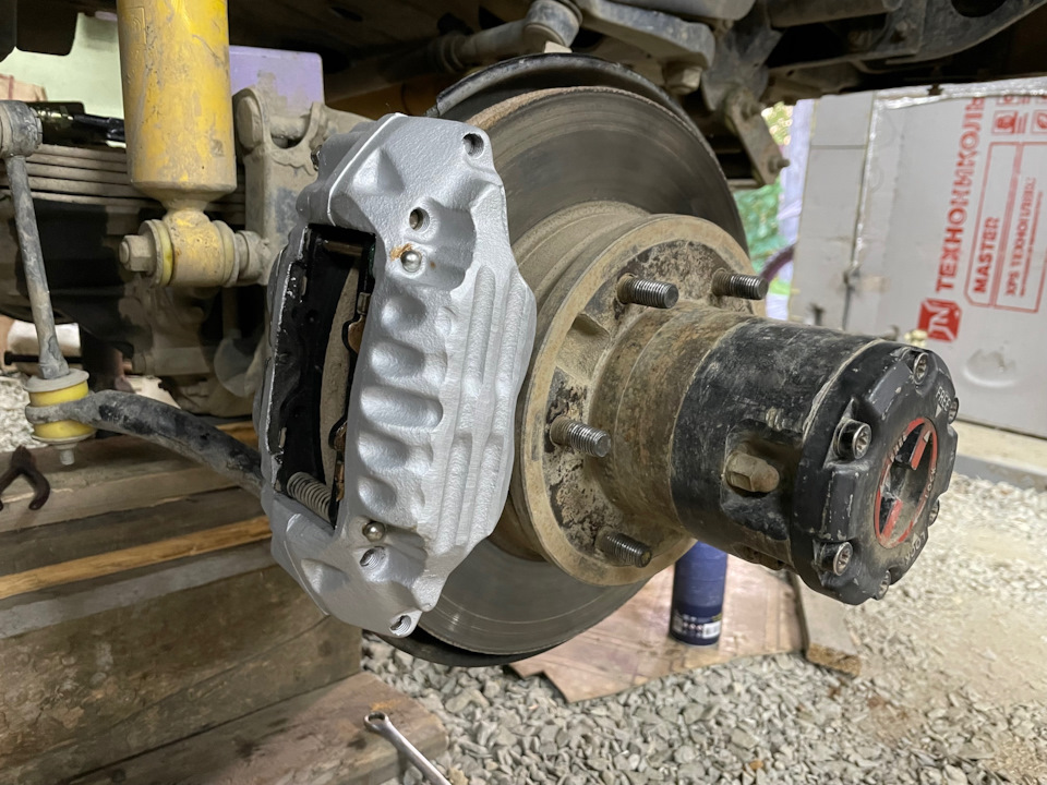 Передние колодки — Toyota Land Cruiser 70, 3,5 л, 1990 года | своими ...