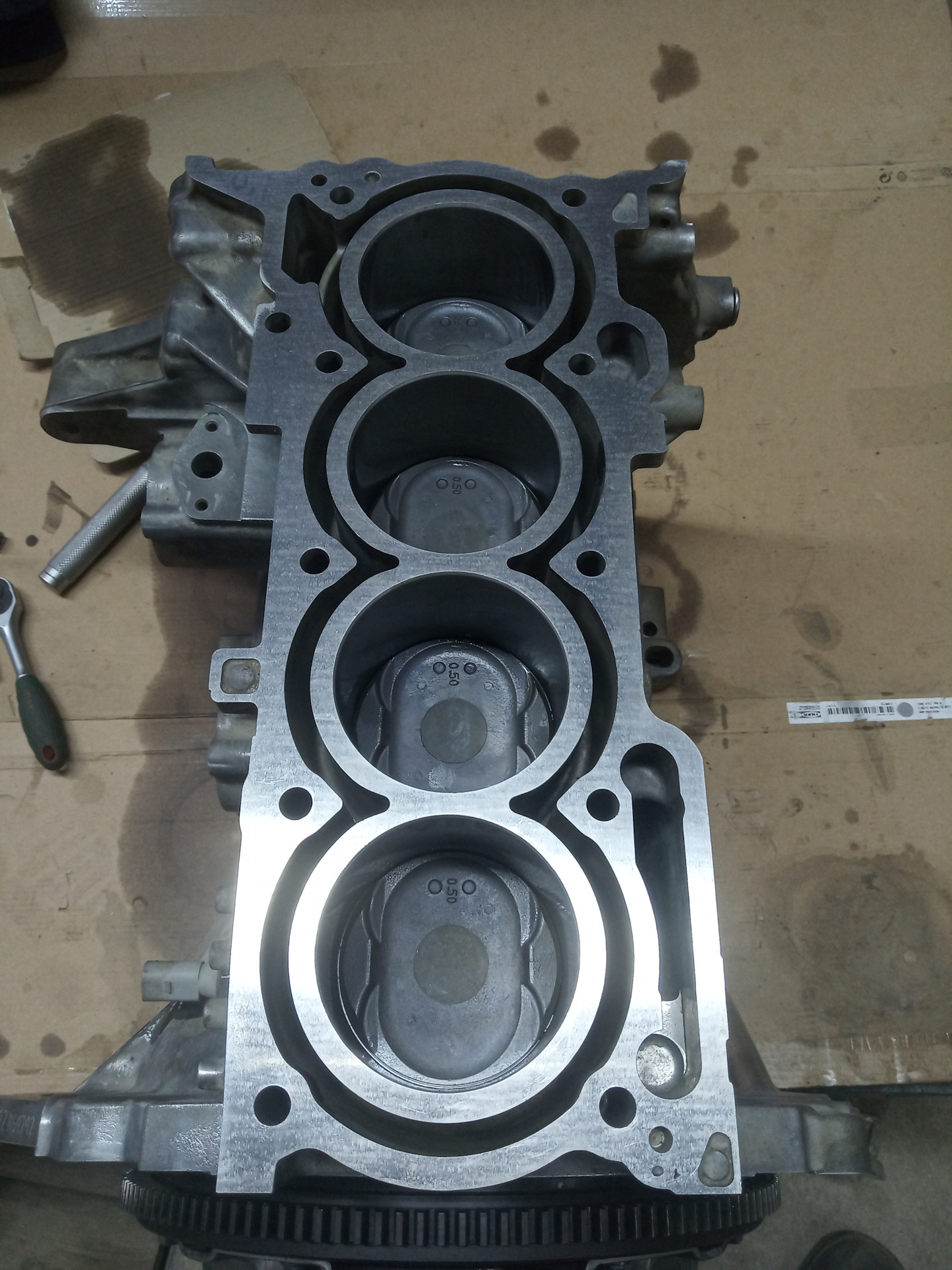 Будни механизаторов — капремонт Lancer X 1.6 2013, номера запчастей ...