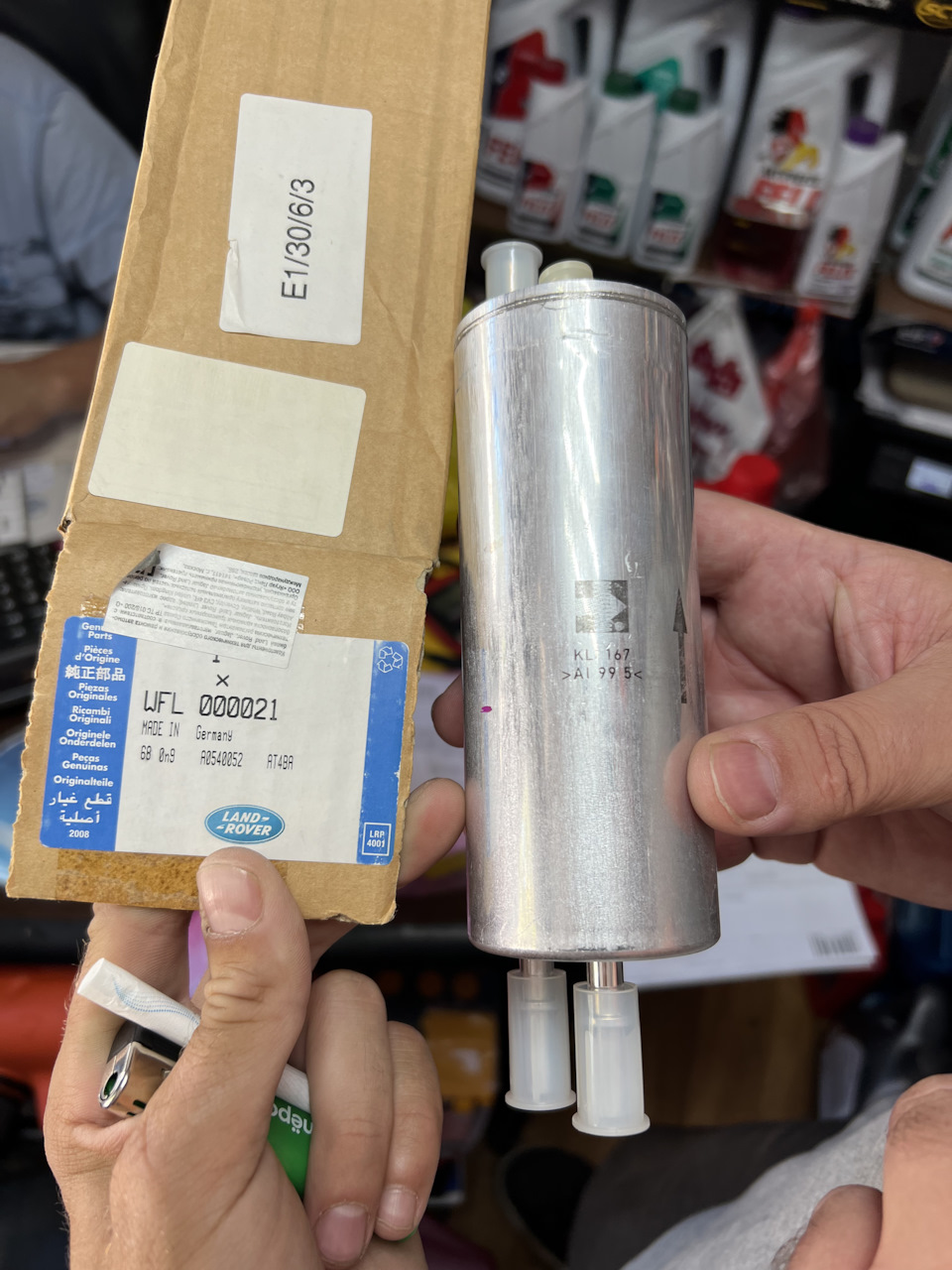 Топливный фильтр от Land Rover — BMW X5 (E53), 3 л, 2004 года ...