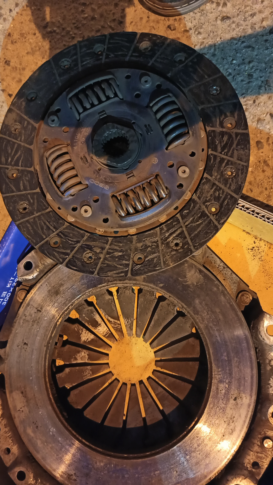 Сцепление+масло в МКПП — KIA Rio (3G), 1,6 л, 2016 года | визит на ...