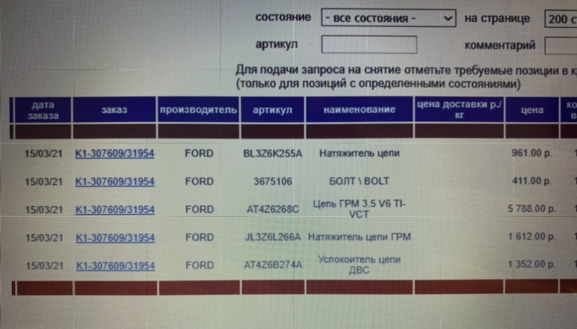 AT4Z6268C BELT/CHAIN — TIMING Ford | Запчасти на DRIVE2