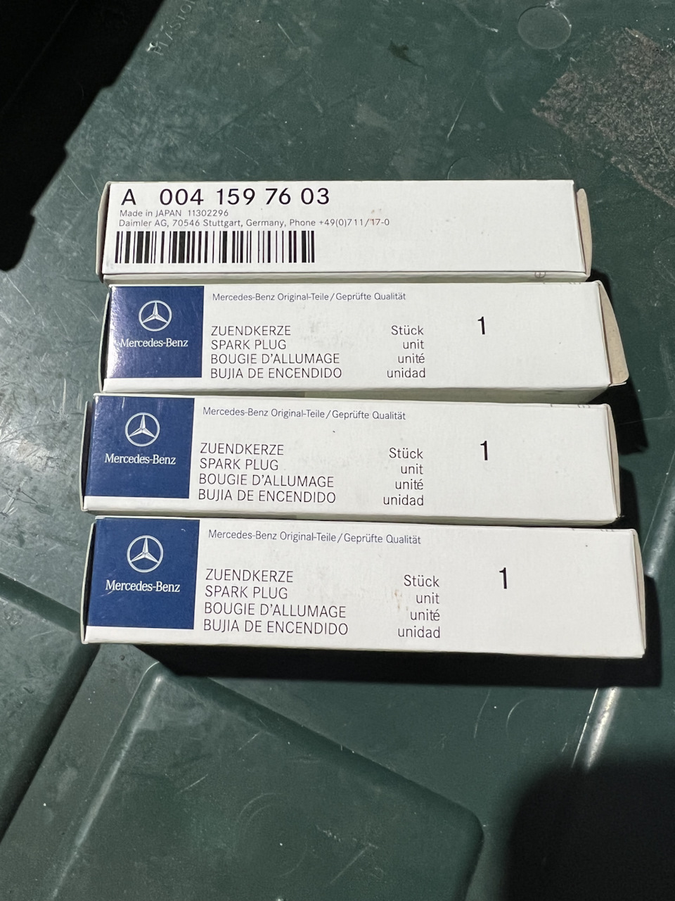 A0041597603 Свеча зажигания Mercedes | Запчасти на DRIVE2