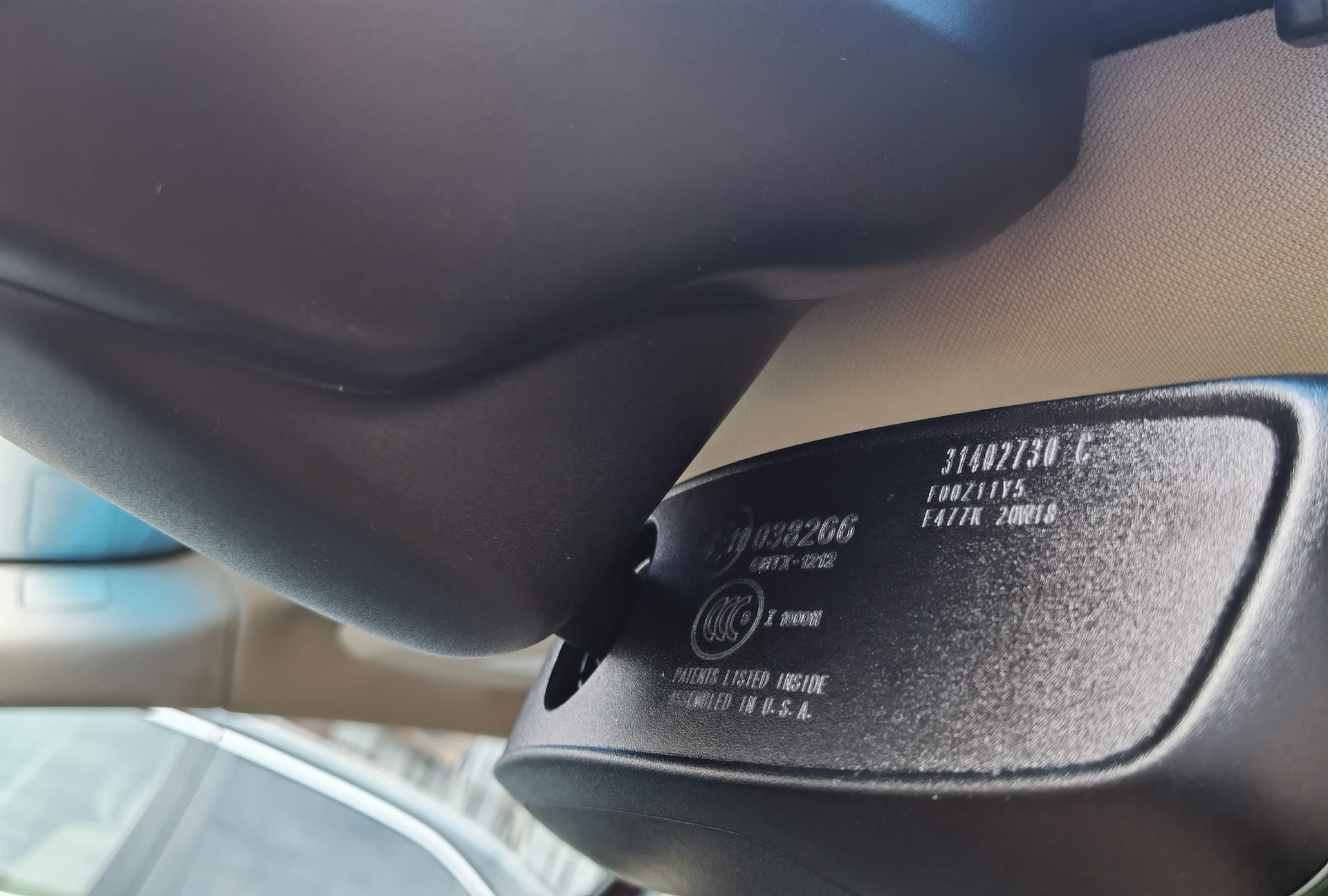 Безрамочное салонное зеркало с компасом и его калибровка — Volvo XC60 ...