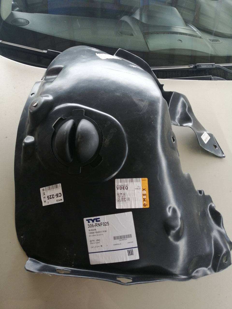 Передний подкрылок рено меган 2 — Renault Megane II, 1,6 л, 2006 года ...