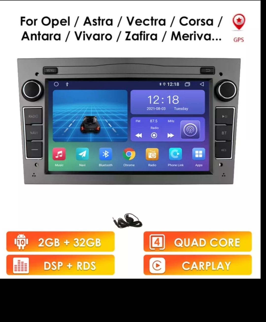 ГУ на Android для Vectra C — Opel Vectra C, 1,8 л, 2006 года | автозвук ...