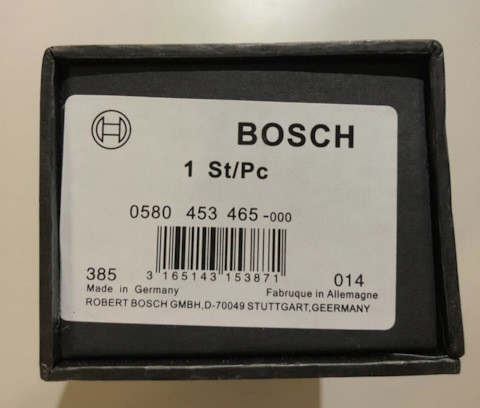 0580453465 Электрический топливный насос BOSCH | Запчасти на DRIVE2