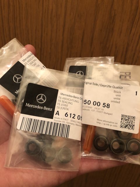 A6120500058 Уплотнение клапана Mercedes | Запчасти на DRIVE2