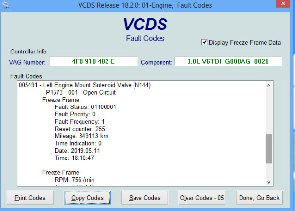 Ошибки по блоку 01 — Engine — Audi A6 Avant (C6), 3 л, 2007 года ...
