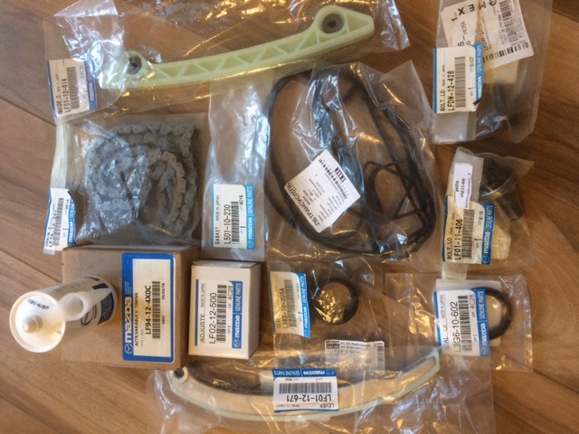 LF0212500 Натяжитель цепи грм Mazda | Запчасти на DRIVE2