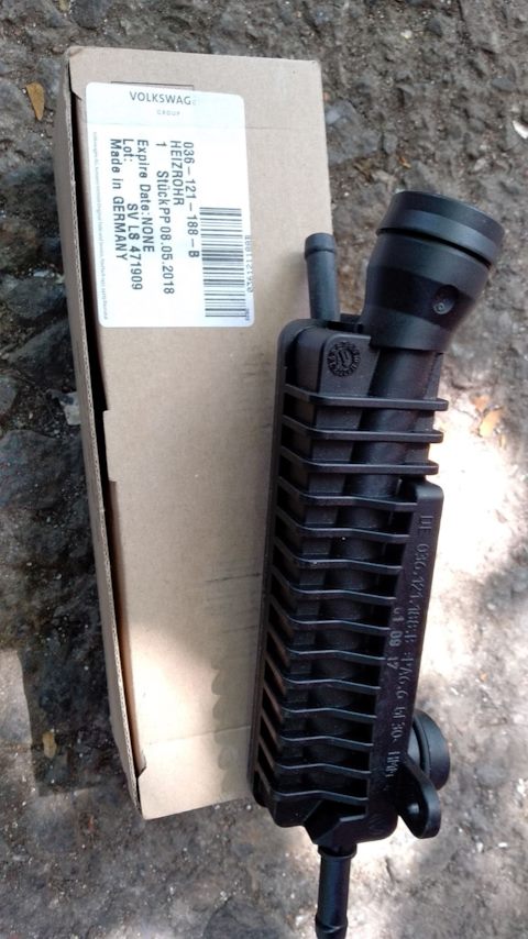 036121188B Теплообменник ОЖ/впускной коллектор VAG | Запчасти на DRIVE2