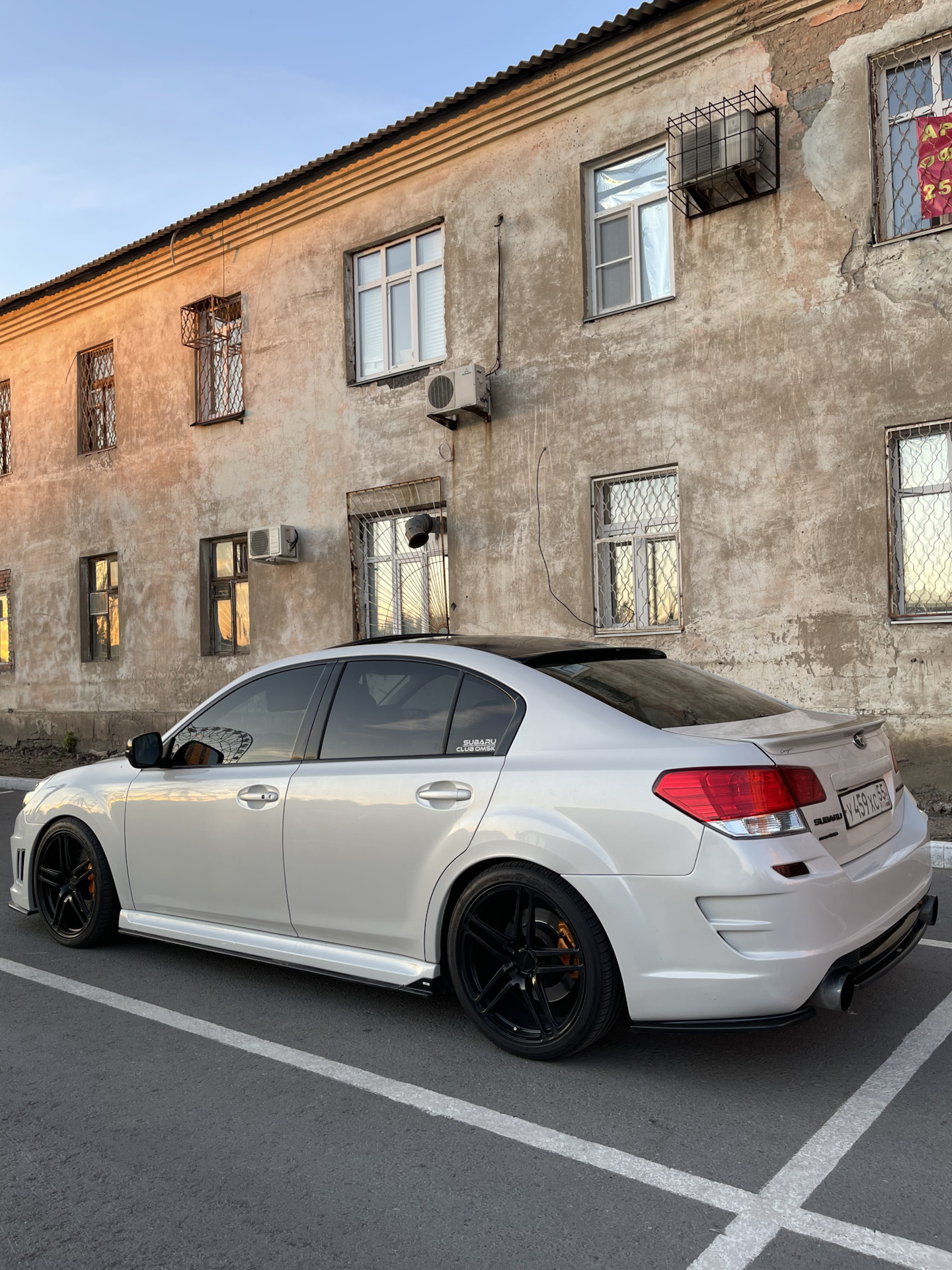 Сплитеры sotna на задний бампер corazon — Subaru Legacy (BM/BR), 2,5 л ...