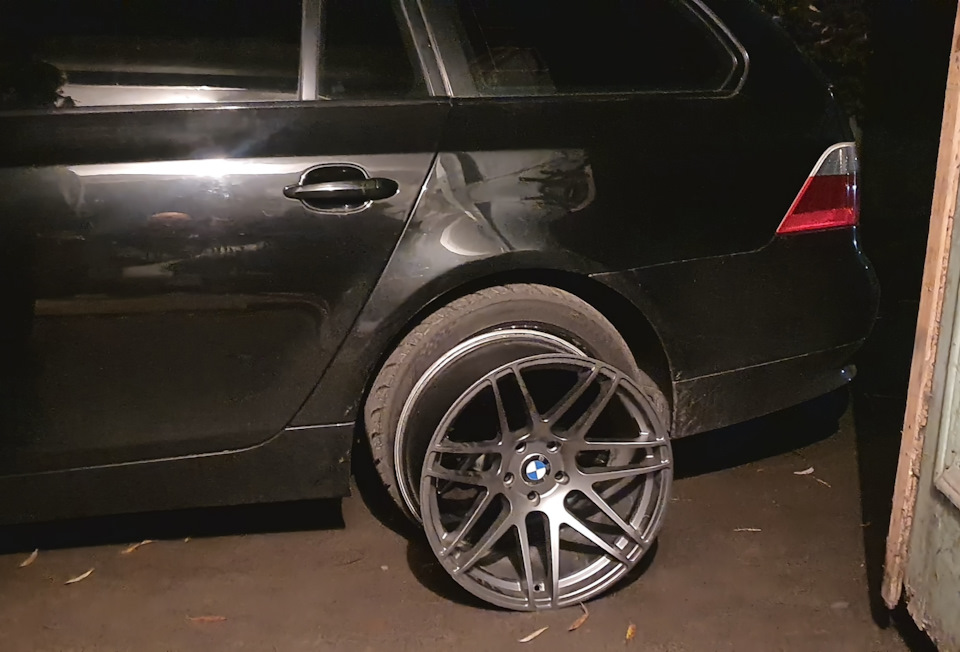 Диски r19 haxer hx 020 — BMW 5 series Touring (E61), 3 л, 2006 года ...