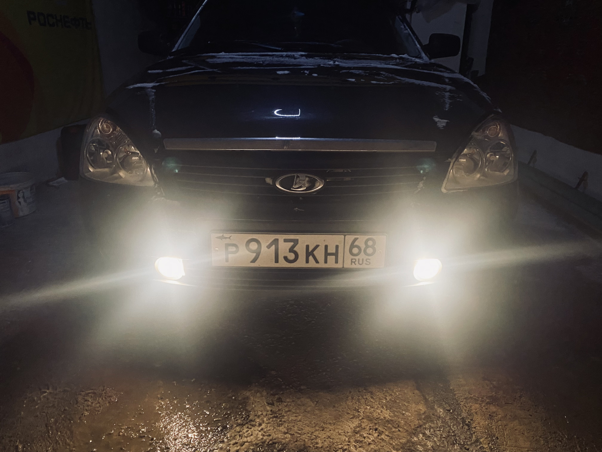 Светодиодные ПТФ линзы 💎 — Lada Приора седан, 1,6 л, 2007 года | тюнинг ...