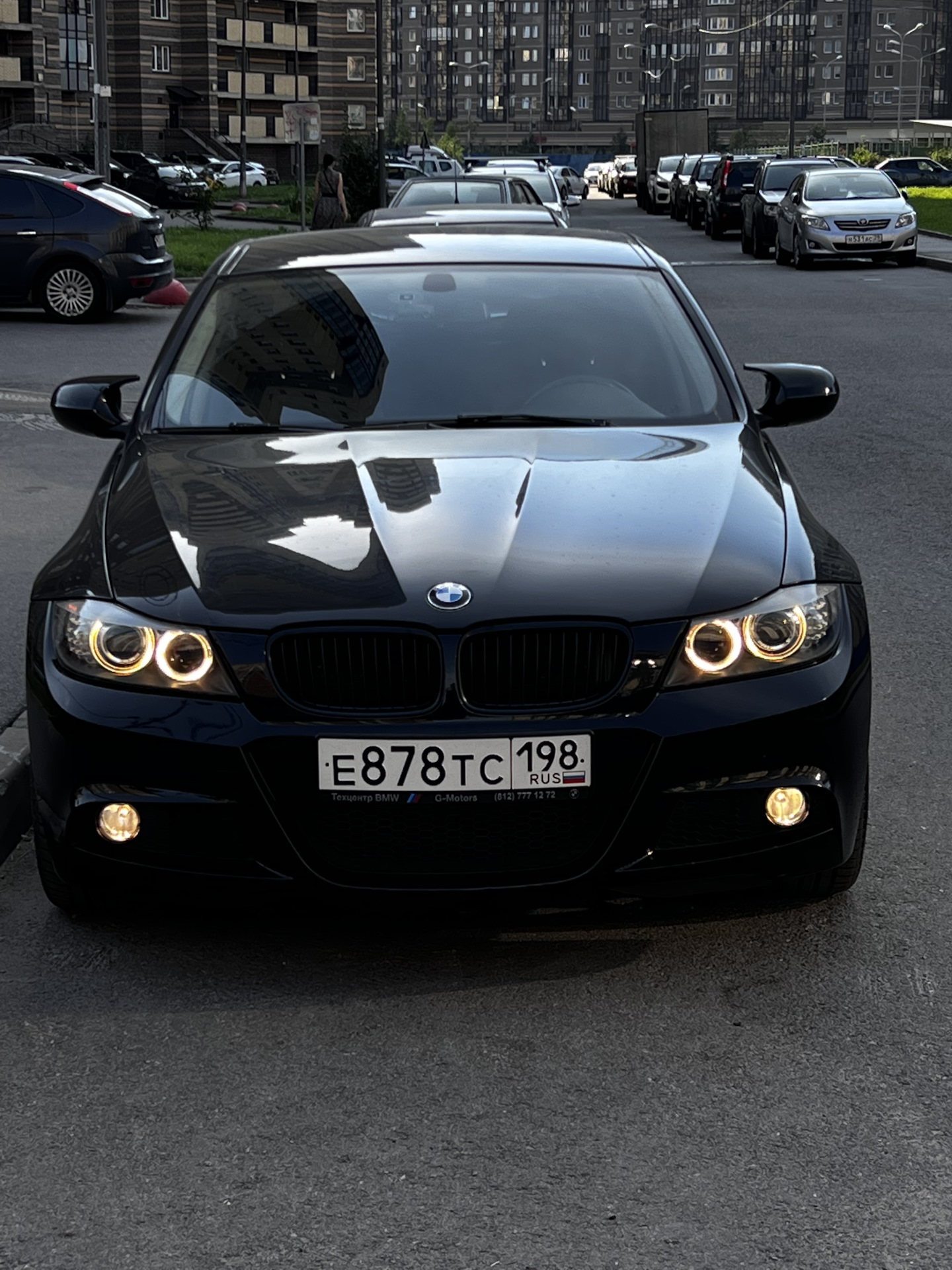 Янтарные кольца — BMW 3 series (E90), 2 л, 2010 года | аксессуары | DRIVE2