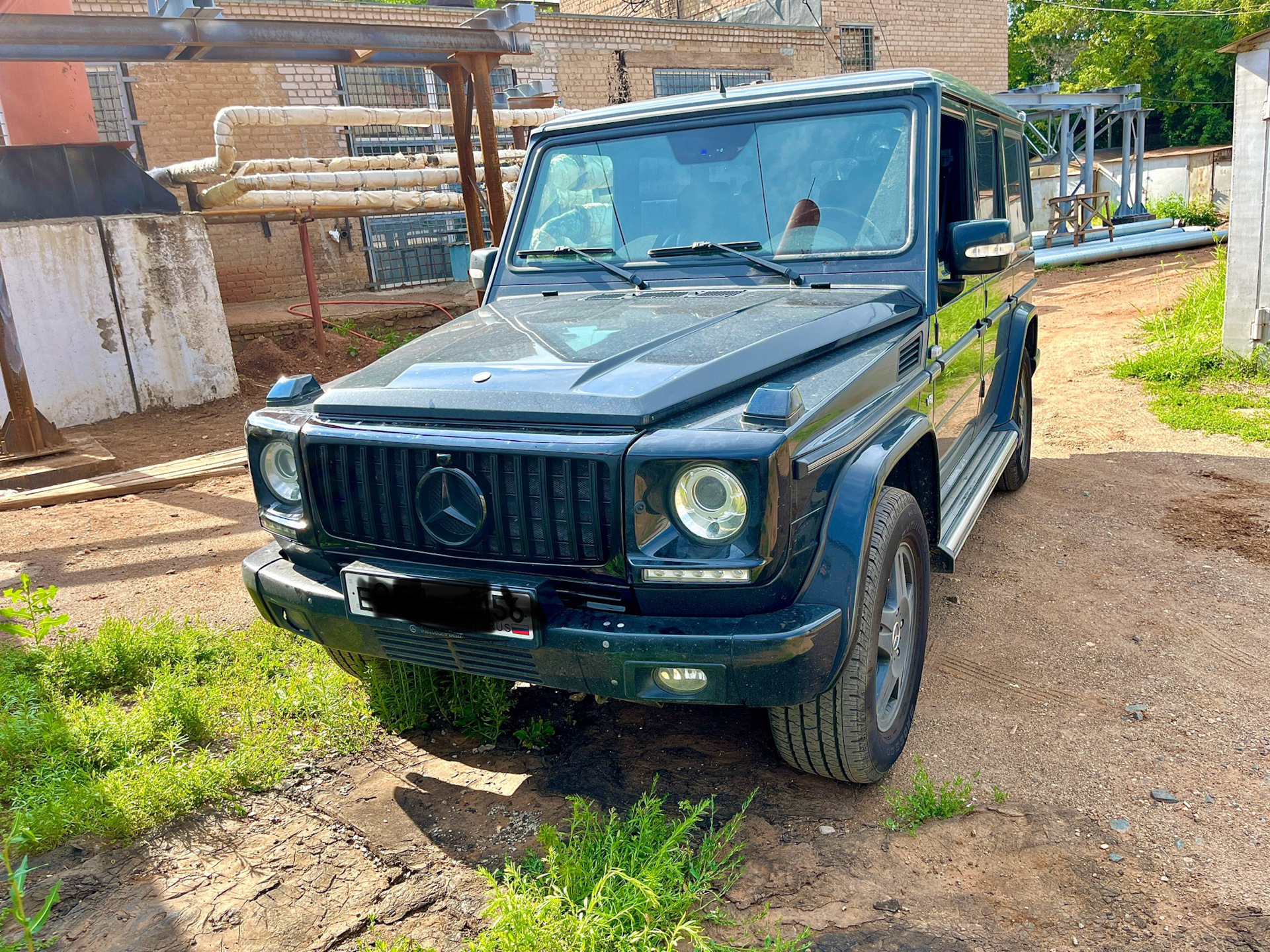 Небольшое изменение внешнего вида — Mercedes-Benz G-Class (W463 1G), 5 л, 2002 года | стайлинг ...