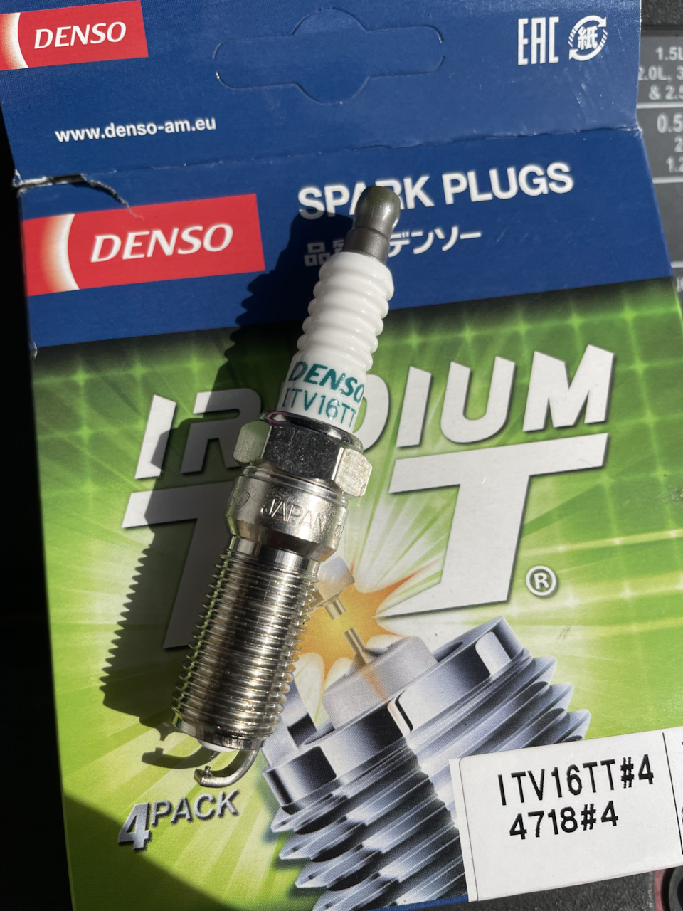 ITV16TT Свеча зажигания DENSO | Запчасти на DRIVE2