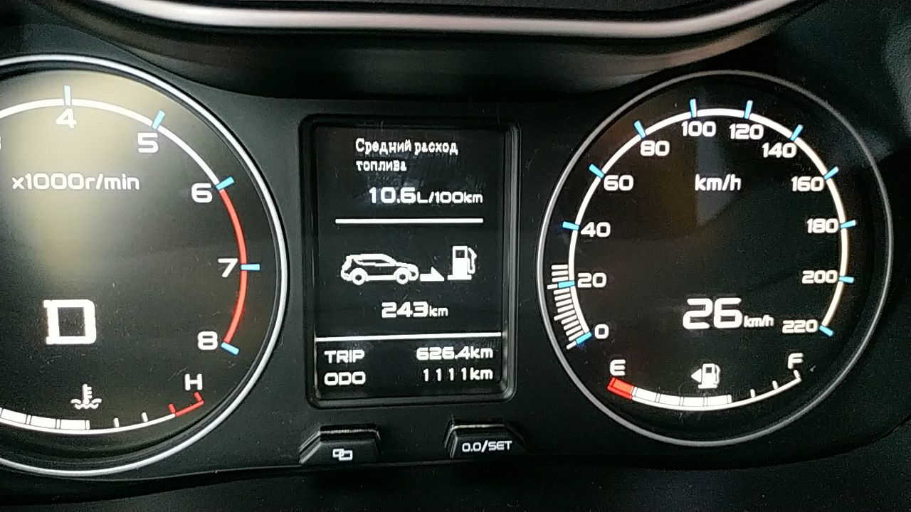 Наблюдение за первую 1000 км — Geely Emgrand X7, 2 л, 2020 года ...