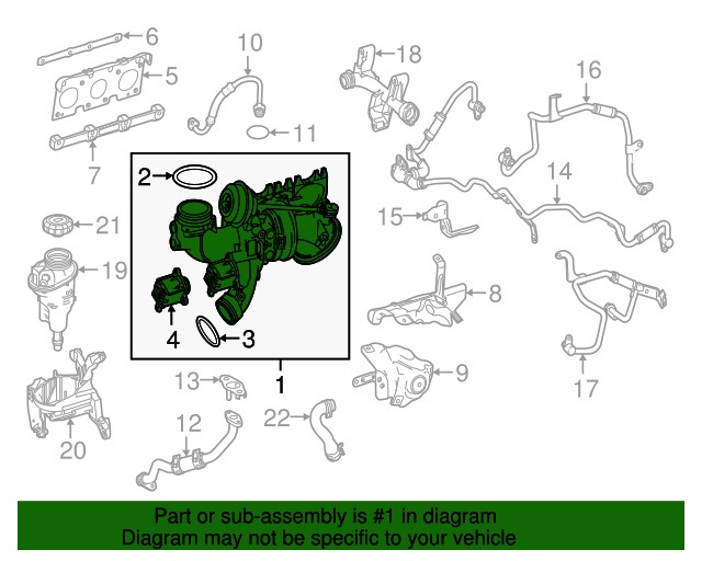 A2760901480 Турбина Mercedes | Запчасти на DRIVE2