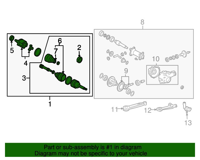 4343060060 Шрус наружный, комплект TOYOTA LEXUS | Запчасти на DRIVE2