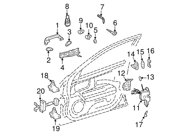 A2117200116 Фиксатор двери Mercedes | Запчасти на DRIVE2