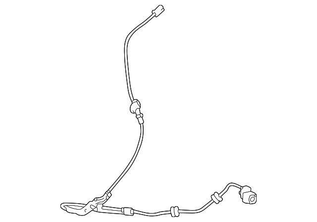 8951612070 Проводка датчика АБС правая TOYOTA LEXUS | Запчасти на DRIVE2