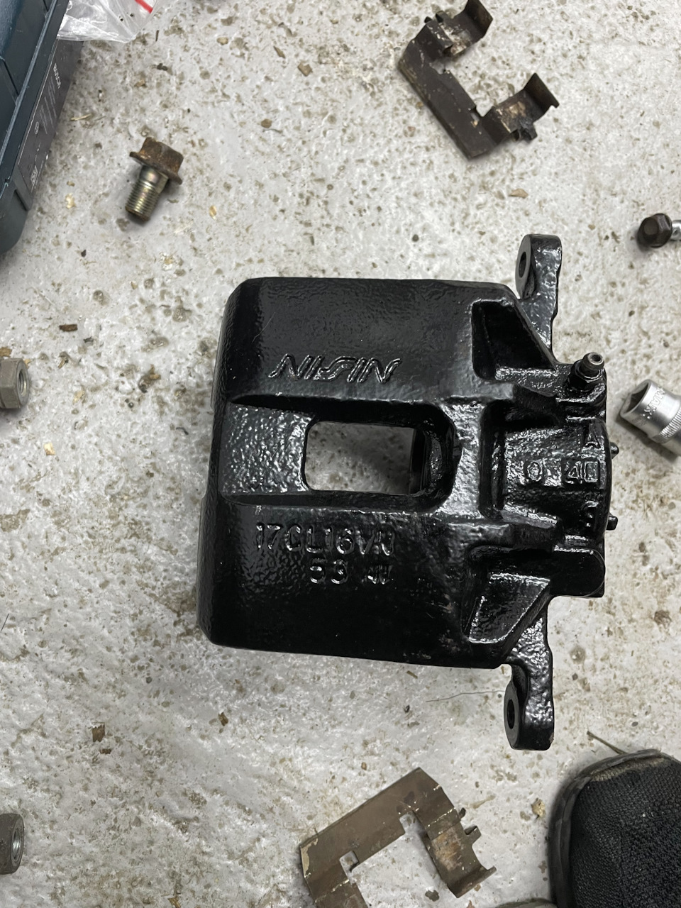 ⚡ Установка суппортов Nissin 17CL16VN / 300x28mm — Honda Civic 4D (8G), 1,8 л, 2010 года ...