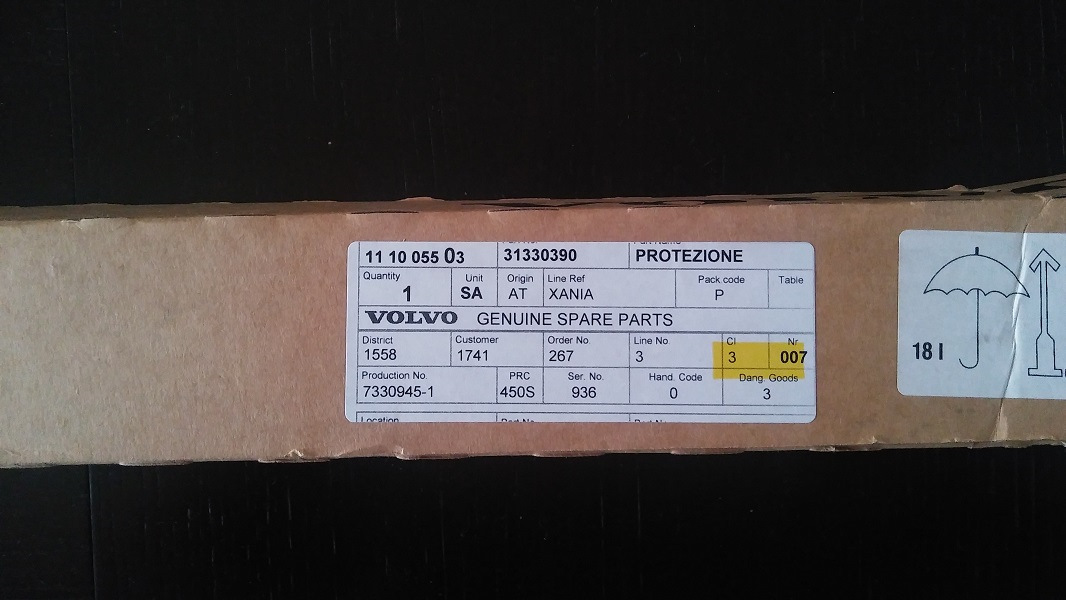 Декоративная накладка & Внутренний свет крыши — Volvo V40 Cross Country ...