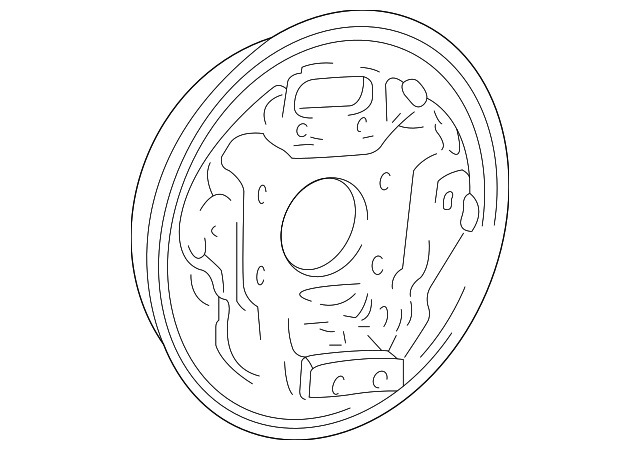 5836525500 Тормозной щит KIA HYUNDAI | Запчасти на DRIVE2