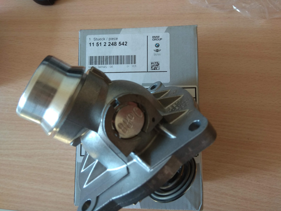 11512248542 Термостат с соединительным патрубком BMW | Запчасти на DRIVE2