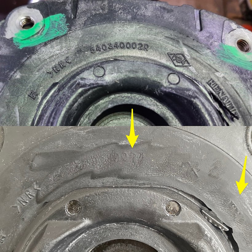 540340002R Прокладка врх пружины подв пер RENAULT | Запчасти на DRIVE2